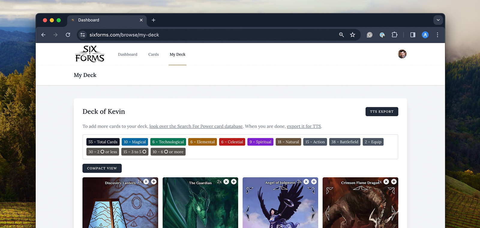 Six Forms — A Chess-Style Expandable Card Game